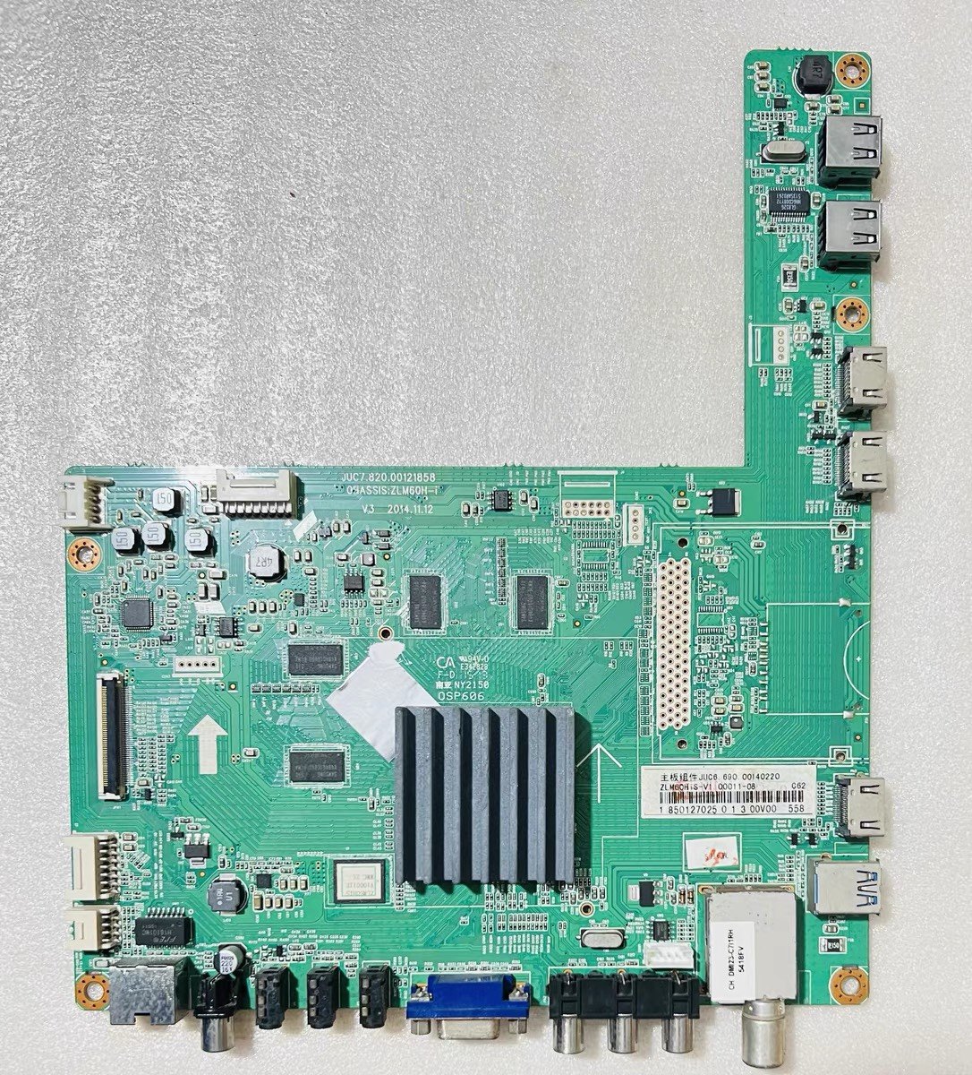 原装长虹UD43/49/55D6000I 50U1C主板JUC7.820.00121858测试正常_虎窝淘