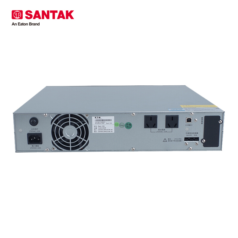 山特UPS不间断电源机架式C1KRS 1KVA/800W需另配电池使用_虎窝淘