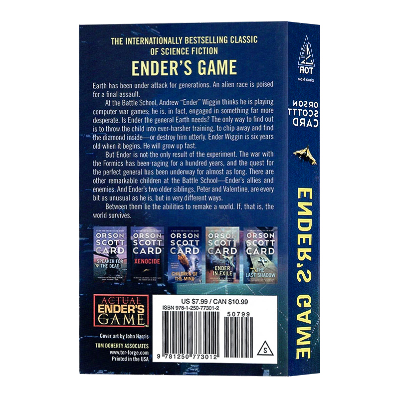 安德的游戏三部曲1安德的游戏英文原版 Ender's Game科幻电影原著小说书经典名作星云雨果双奖 Orson Scott Card奥森斯科特卡德_虎窝淘
