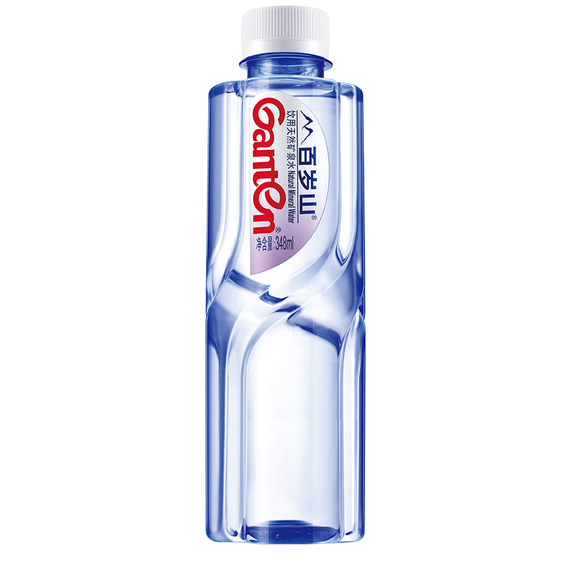 【百岁山官方旗舰店】天然矿泉水348ml*24瓶整箱小瓶_虎窝淘