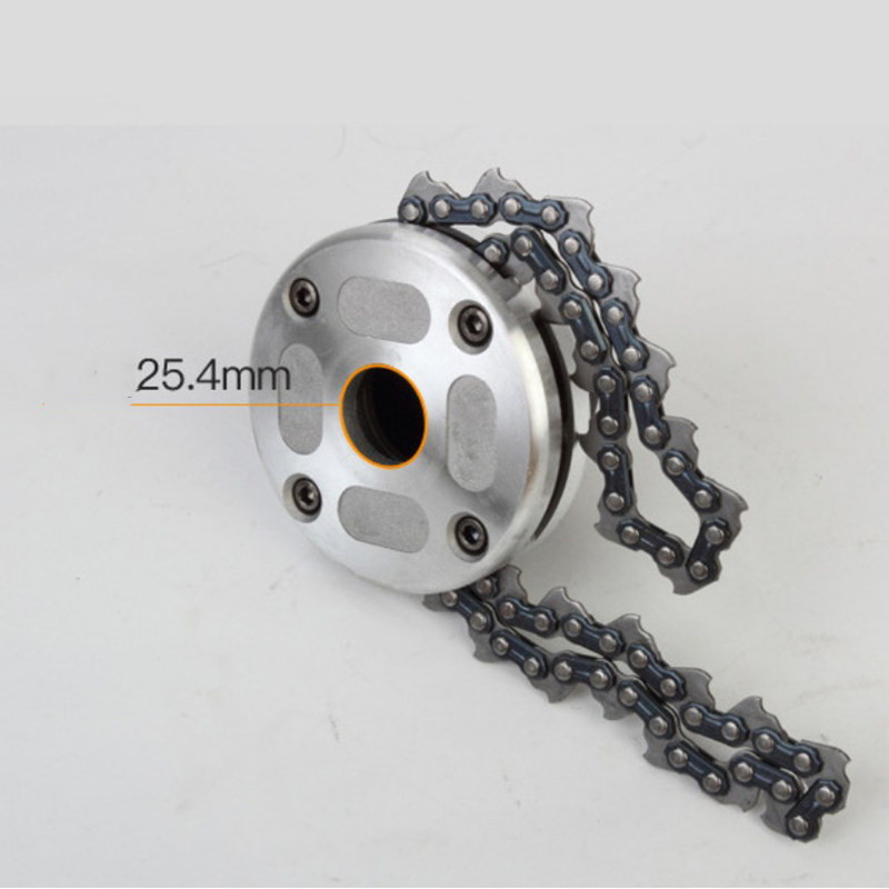 Universal Lawn Mower Chain 65Mn Trimmer Head M10 Coil Chain_虎窝淘