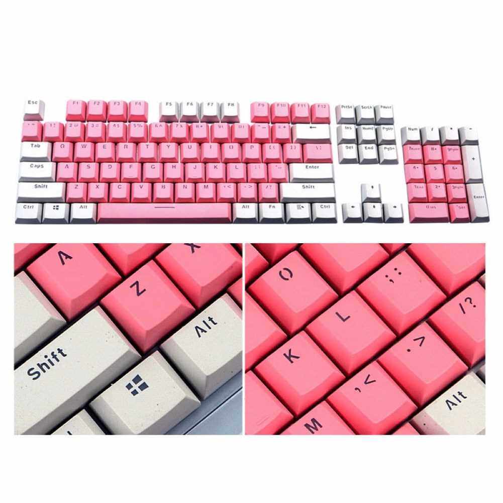104Pcs/Set niversal Double Color Key Cap Keycaps for Cherry_虎窝淘
