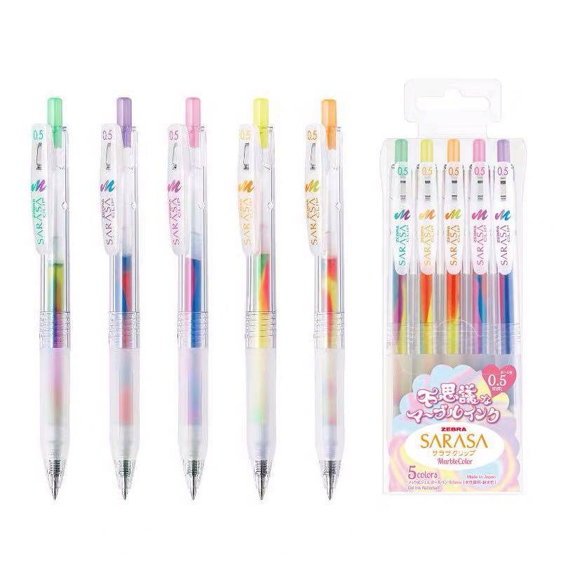 斑马JJ75迪士尼限定不可思议中性笔彩色渐变色彩虹笔角落生物套装_虎窝淘