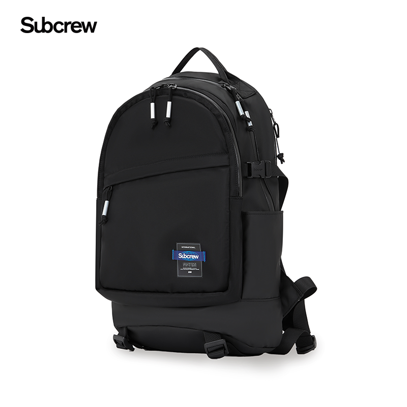 Subcrew双肩包潮牌日系大容量书包简约ins休闲通勤男女电脑背包_虎窝淘