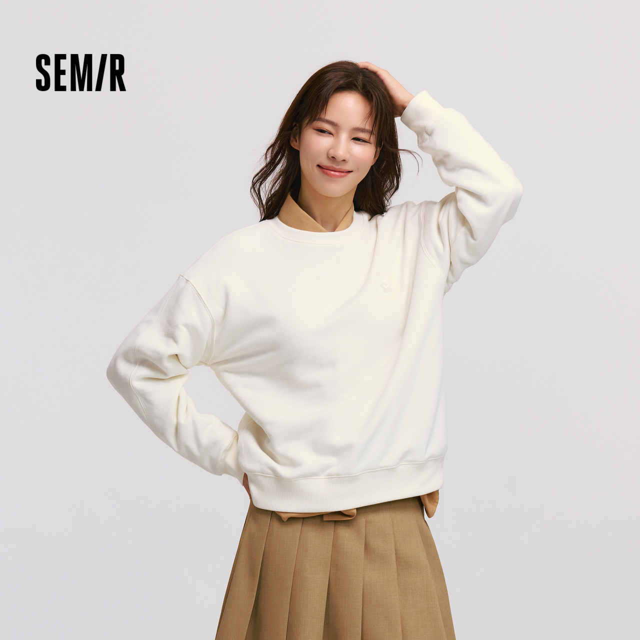 预售商场同款森马超级植物卫衣女蓄热抗菌2023卫衣