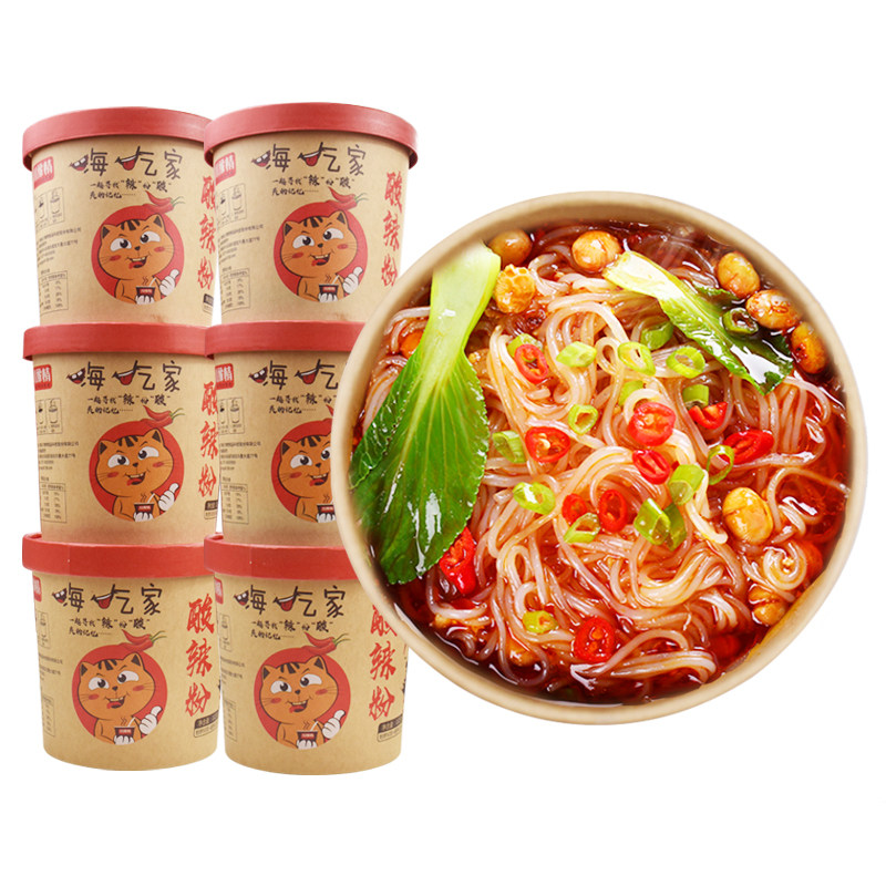 川豫情嗨吃家桶装酸辣粉102g*6桶 - 惠券直播 - 一起惠返利网_178hui.com