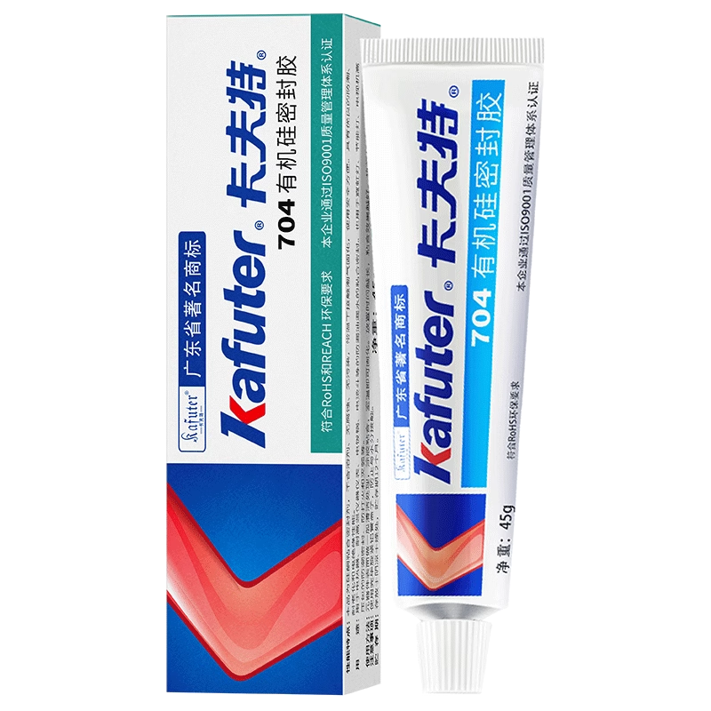 卡夫特704硅橡胶k704nb白胶rtv透明电子线路板元件固定绝缘灌封胶水2.6L液体耐高温705防水706有机硅密封胶水_虎窝淘