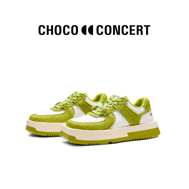 CHOCOCONCERT设计鞋履丨圆方马不对称球鞋情侣男女时尚休闲鞋