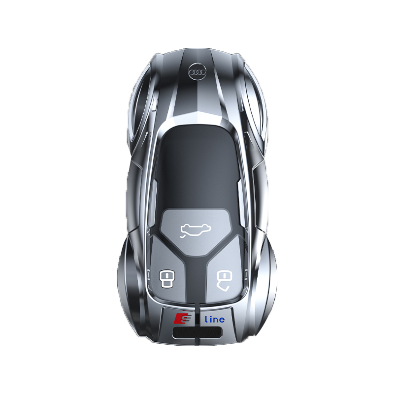 奥迪A4L钥匙套A6L/Q5L/A5/Q7/A3/A7L扣A8L/Q2L/Q3车Q6全包金属壳_虎窝淘