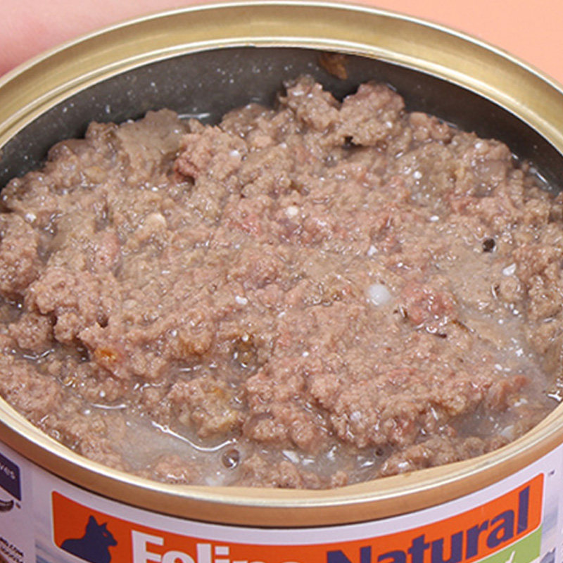 FelineNatural新西兰K9猫罐头牛肉无谷营养低敏天然成幼猫85g*6罐_虎窝淘