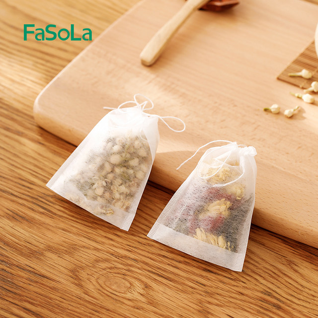 FaSoLa Corn Fiber Tea Bag Disposable Tea Bag Food Grade Tea Bag Mesh ...