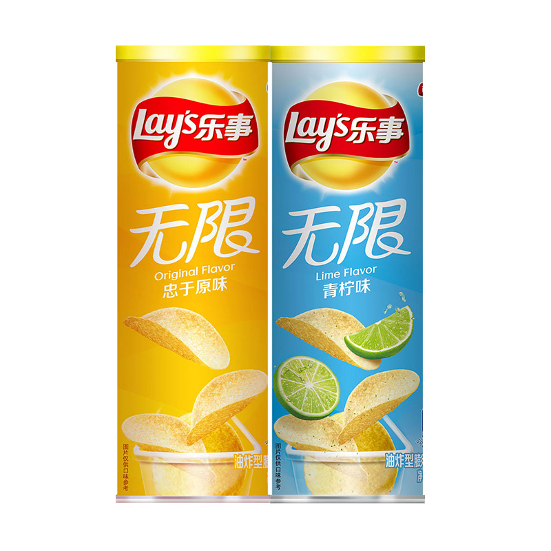 【凑单款】乐事薯片原味番茄104g罐装马薯片膨化食品休闲小零食_虎窝淘