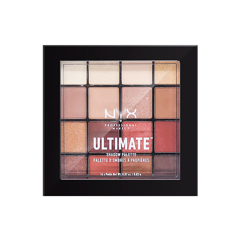 NYX16色眼影盘大地色哑光珠光平价持久裸妆防水防汗新手ins超火_虎窝淘