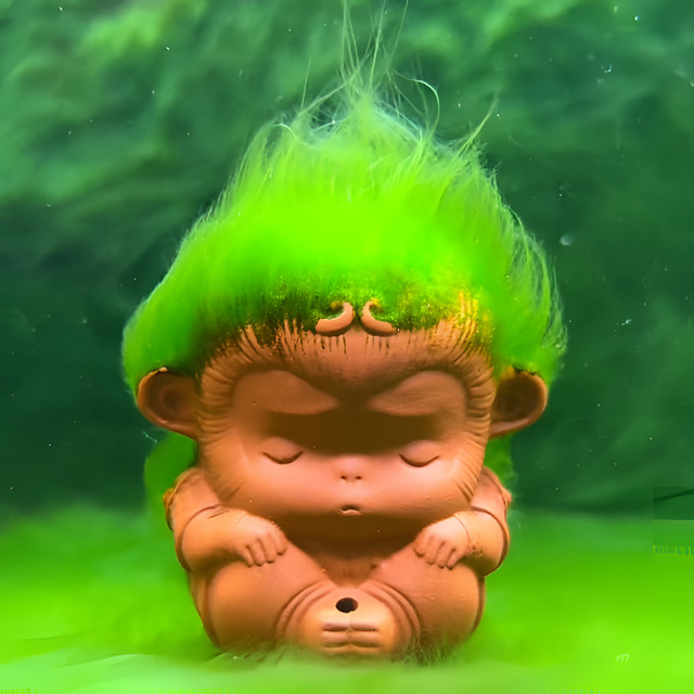 Velvety algae species Lanshou green algae hornwort algae short velvet ...