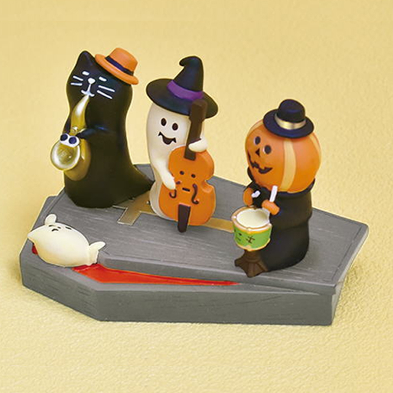 Hamee日本DECOLE万圣节系列可爱搞怪装饰摆件创意小礼物家居饰品_虎窝淘