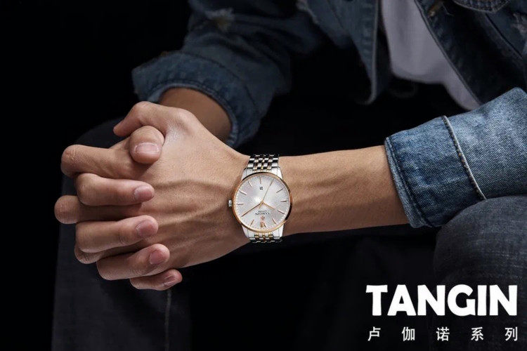 正品 tangin天珺手表石英表女表情侣表女士卢伽诺系列日历1062_虎窝淘