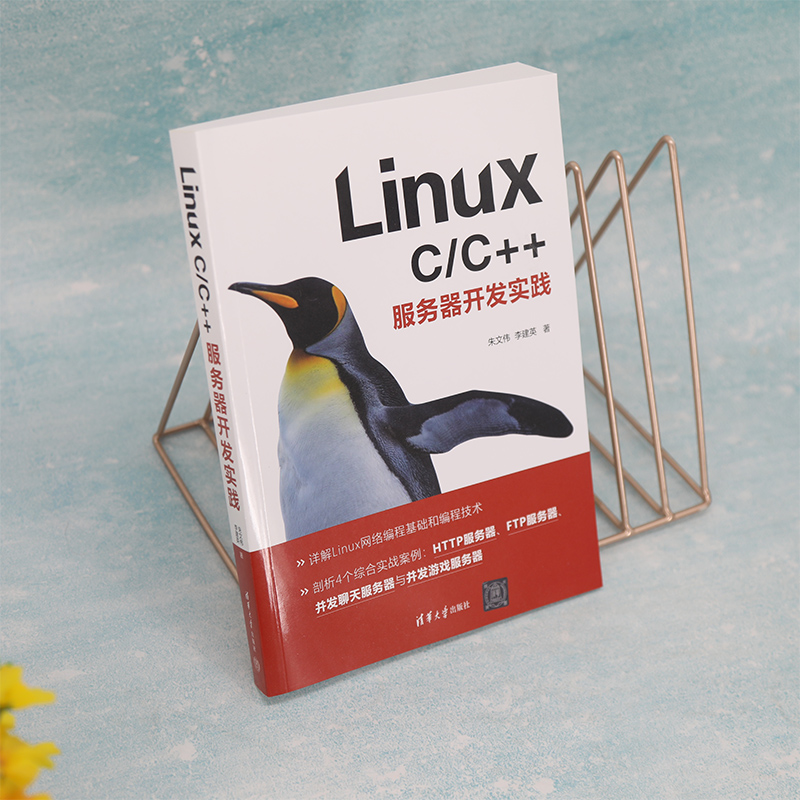 正版 Linux C C服务器开发实践对每个知识点进行详细的分析剖析4个综合实战案例详解linux网络编程基础和编程技术虎窝淘