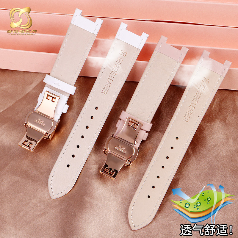 适配MK真皮手表带迈克科尔斯MK2277 2425 2280女士凹口表链皮带_虎窝淘