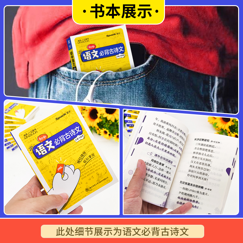 2023新版星火Mini迷你BOOK初中基础知识口袋书全套9本初中语文数学英语物理化学生物政治历史地理基础知识公式定律古诗文词汇手册_虎窝淘