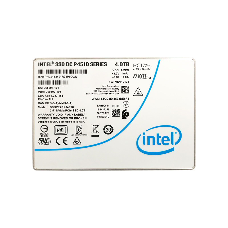 Intel/英特尔P4510 1T 2T 4T 8T U.2NVME固态硬盘企业级服务器SSD_虎窝淘