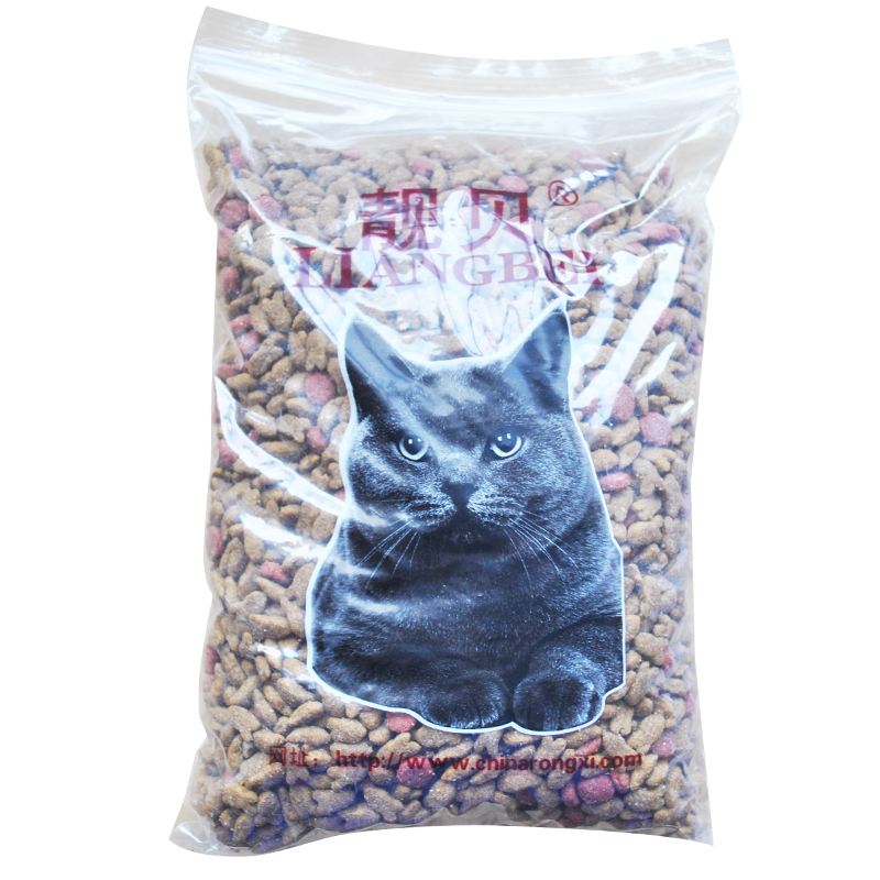 500g*5袋装靓贝猫粮10KG散称成猫粮小猫粮双色单色营养牛肉美毛_虎窝淘