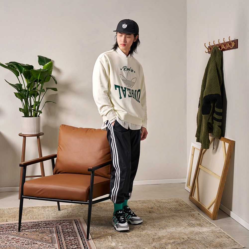 adidas阿迪达斯官方三叶草男装休闲舒适束脚田径运动长裤GN3534_虎窝淘