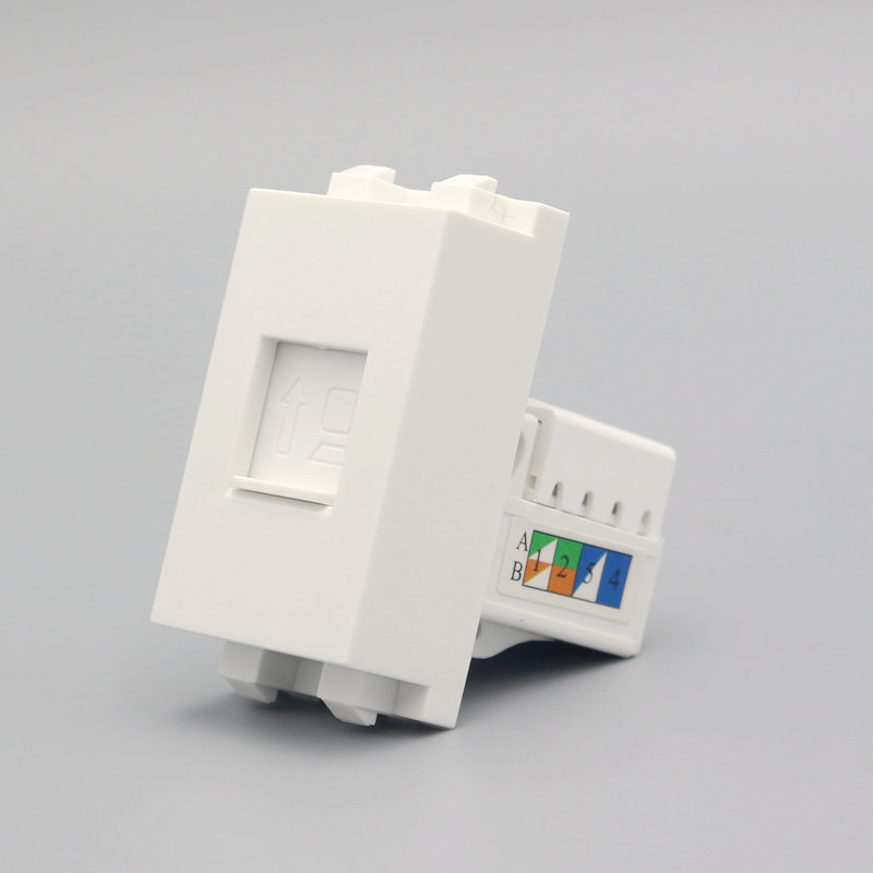 高质量网络模块 128型电脑模块网线模块插座超五类信息插座模块_虎窝淘