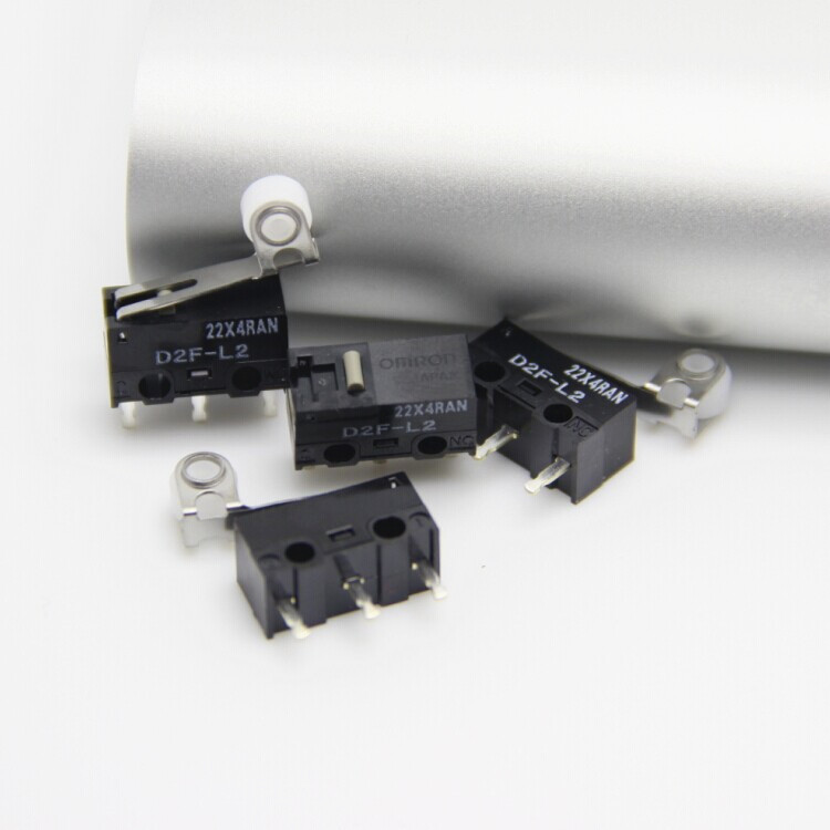 OMRON欧姆龙D2F-L2小型滚轮摆杆型微动开关全新日本原装进口现货_虎窝淘