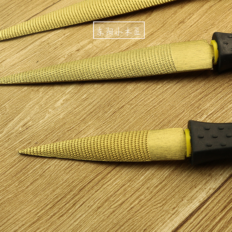 红木锉刀木工锉刀硬木锉木锉木雕细齿毛挫黄金锉刀尖木锉_虎窝淘