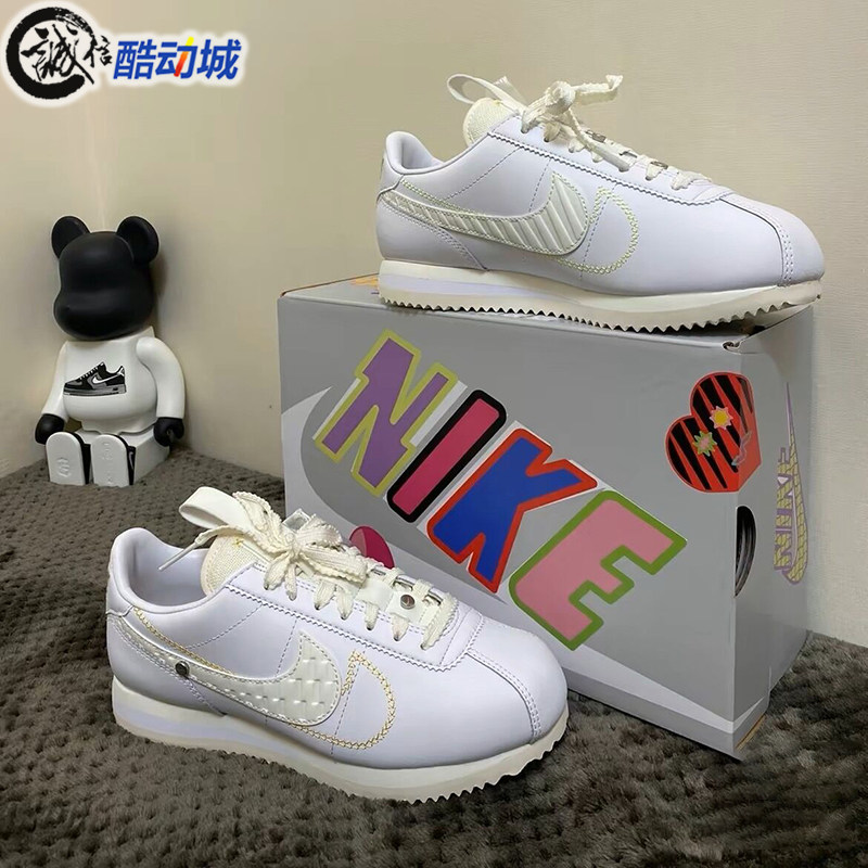 耐克女鞋2023夏季CORTEZ 23复古耐磨阿甘鞋运动休闲鞋 FD4620-111_虎窝淘
