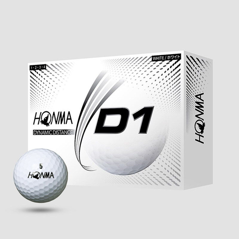 HONMA高尔夫球D1达摩版两层球二层练习远距离球团购印制logo_虎窝淘