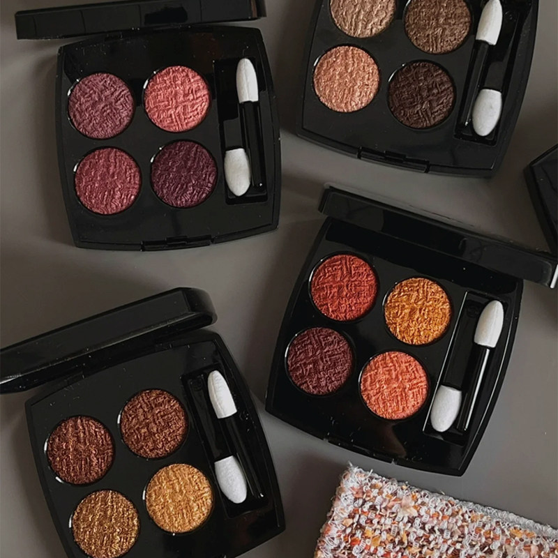 新品好价！2022秋季限定CHANEL香奈儿四色编织眼影01 02 03 04 58_虎窝淘