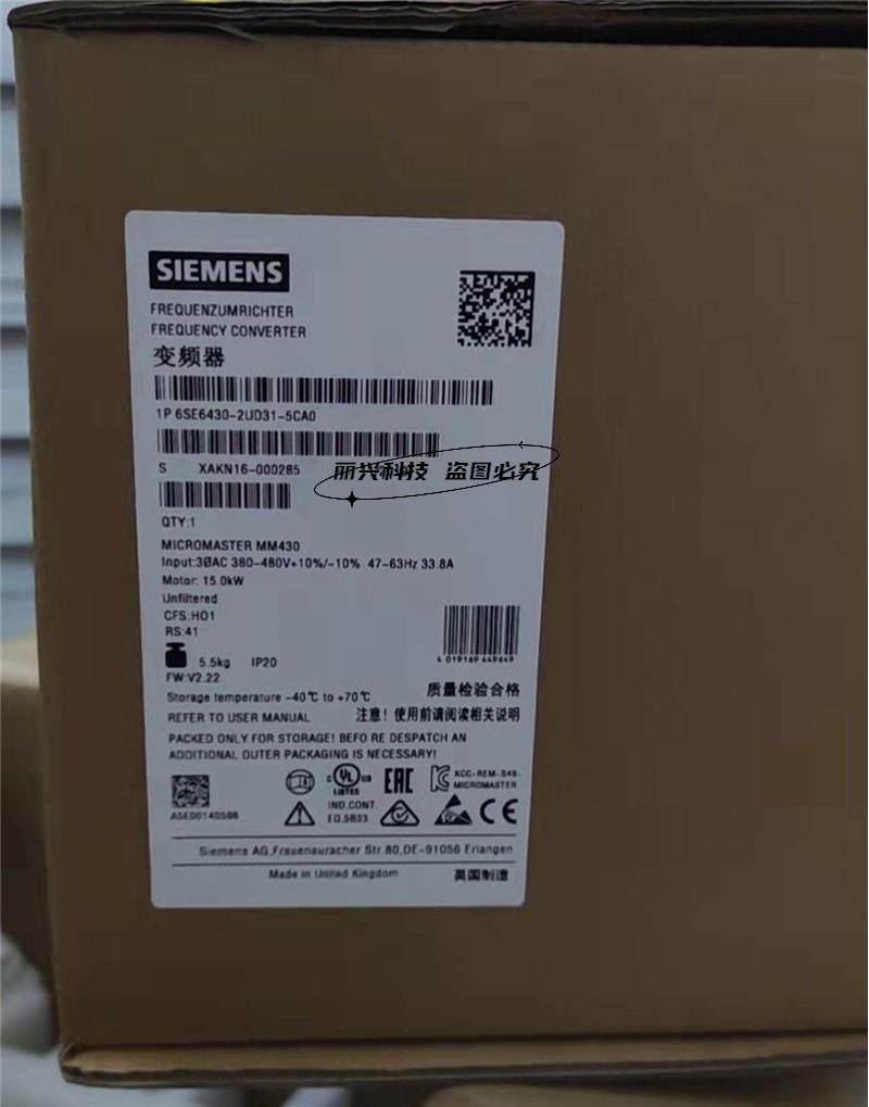 全新议价西1子MM系S列变频器/6E6430-2UD31-CA0门/5CA0正品_虎窝淘