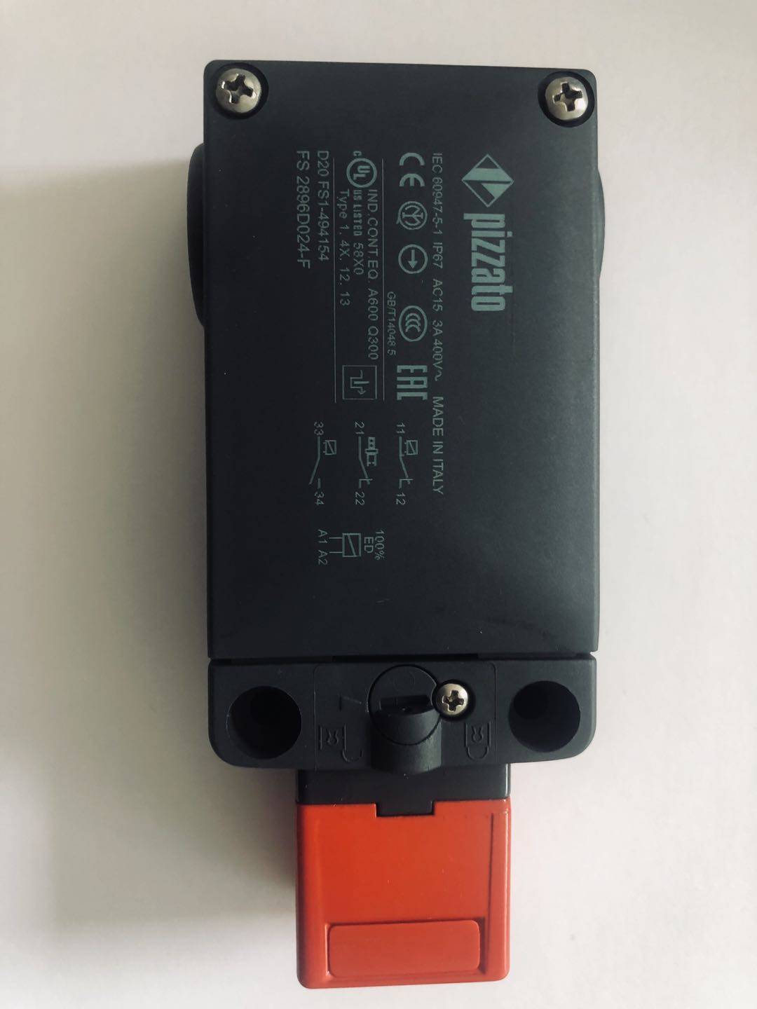 Pizzato意大利全新原装进口正品安全门锁含钥匙 FS 2896D024-F_虎窝淘