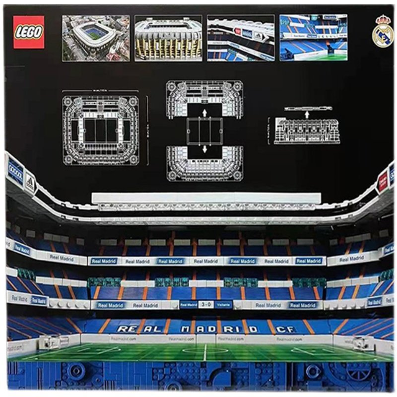乐高10299伯纳乌球场西甲皇马主场球迷益智拼搭男孩积木玩具礼物_虎窝淘