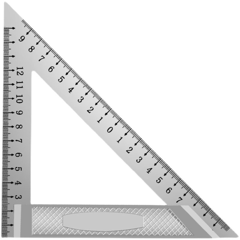 不锈钢三角尺角尺90度加厚拐尺高精度直角拐角尺曲尺木工工具大全_虎窝淘