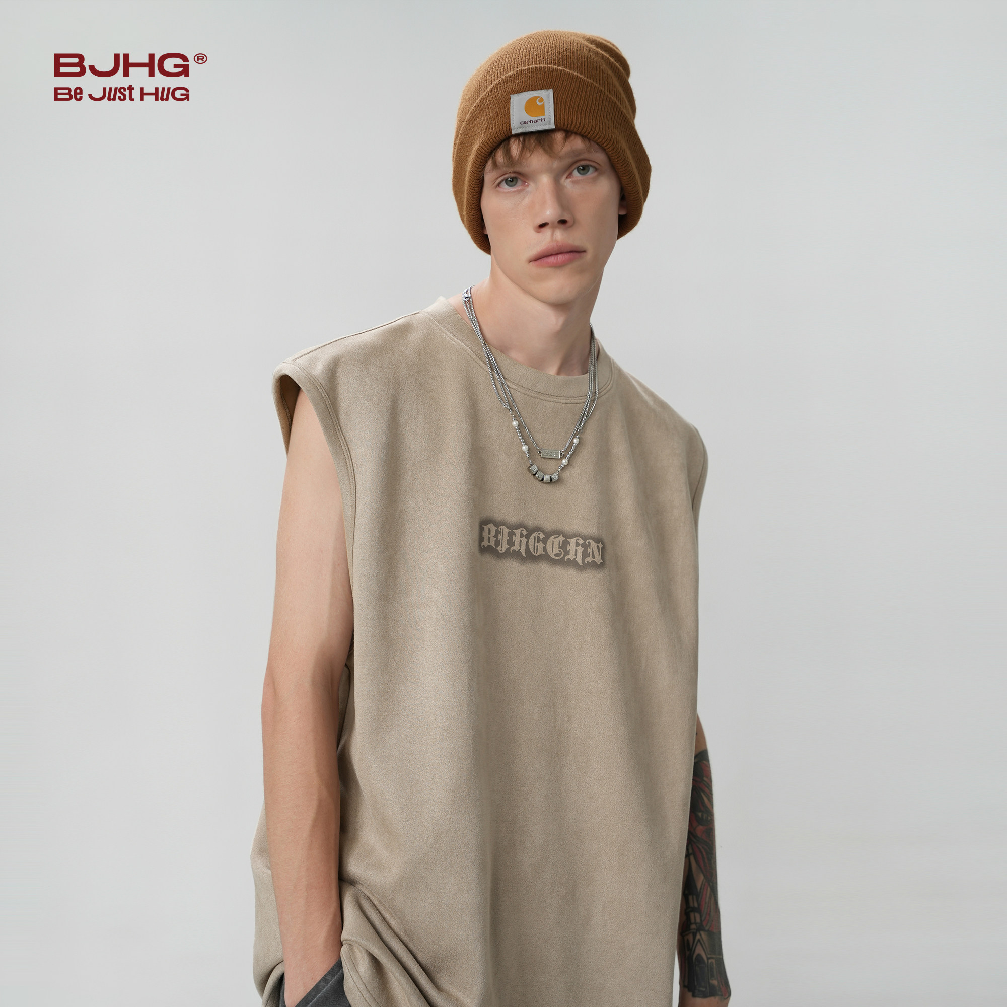 BJHG不计后果美式运动篮球背心男无袖T恤国潮牌坎肩夏季情侣上衣_虎窝淘