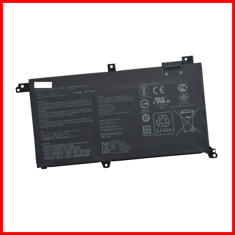 适用华硕灵耀S2代VX60G S4300F S4300U VIVOBOOK S14 S430 S430U X430UF X571笔记本电池 ...