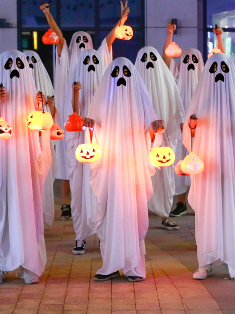 Halloween children's costumes horror cos dress up girls ghost clothes ...