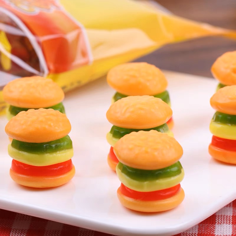 Trolli/口力汉堡软糖108g*1袋橡皮糖水果糖儿童糖果零食_虎窝淘