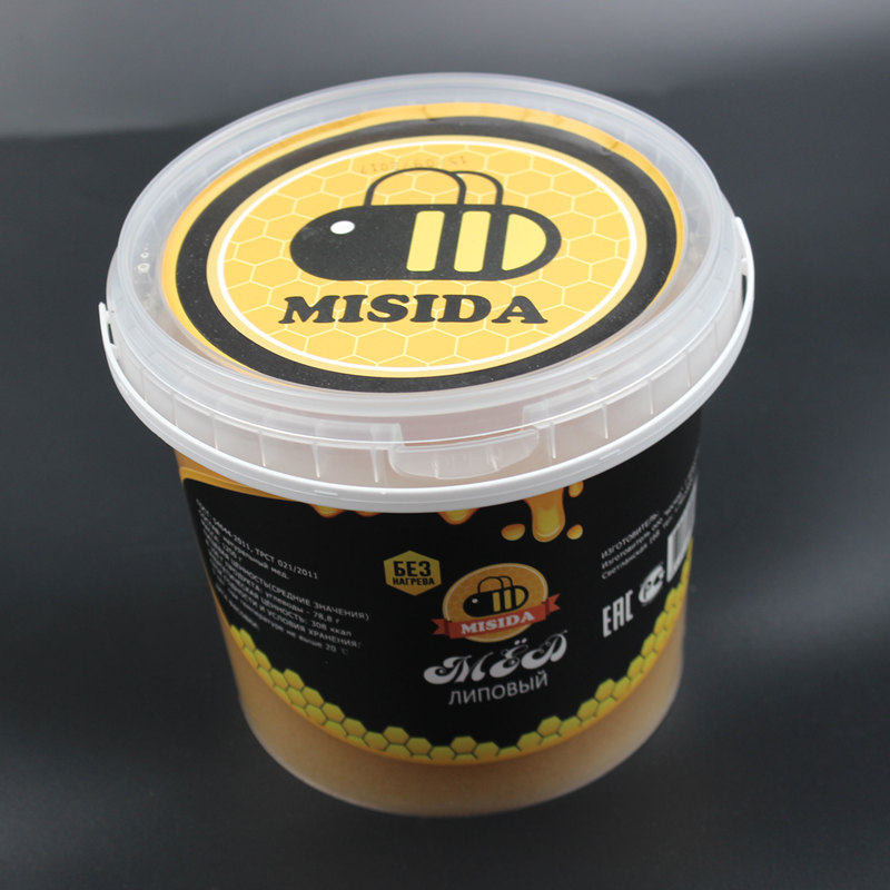 俄罗斯原装进口MISIDA品牌野生蜂蜜椴树蜜原蜜雪蜜大瓶2.5斤包邮_虎窝淘