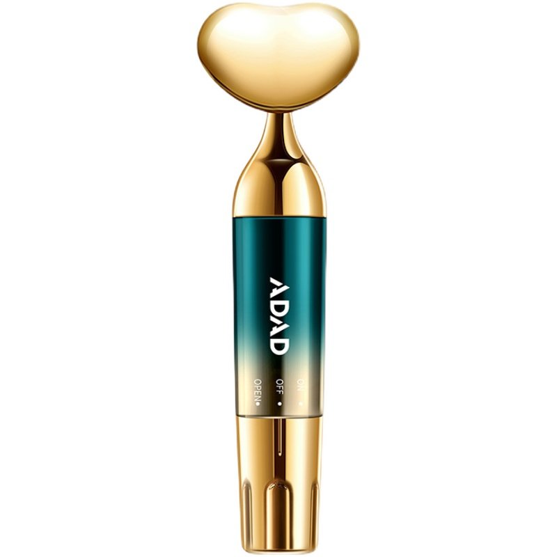 ADAD按摩电动导入美容仪心型提拉眼部震动超声波便携式V脸按摩仪_虎窝淘