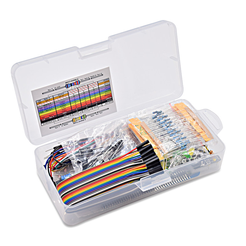 E24 Electronic Fun Kit Bundle with Breadboard Cable Resistor_虎窝淘