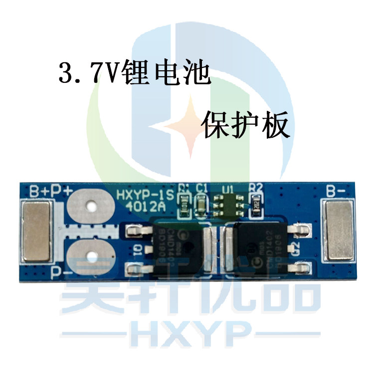 3.2V磷酸铁锂保护板单节 1串3.2v锂电池保护防过充过放保护板 12A_虎窝淘