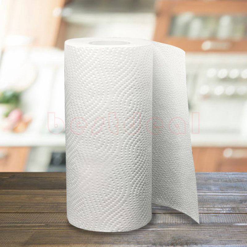 kitchen paper towels 8 rolls towel napkin tissue wiper Good_虎窝淘
