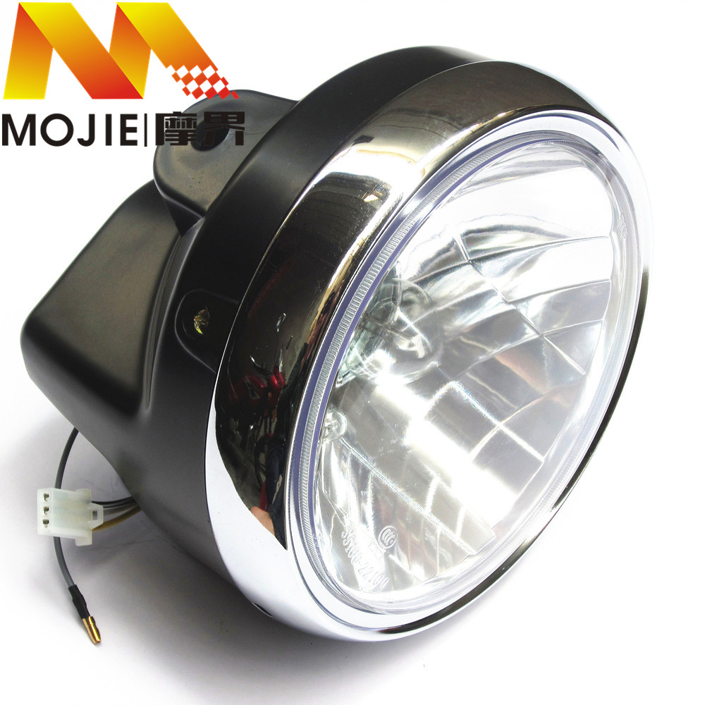 适用铃木锐爽EN125-3F/3A大灯总成前照灯EN150-A车头大灯圆灯_虎窝淘