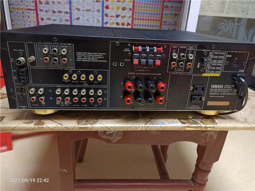 二手音响Yamaha/雅马哈R-V902功放机大功率家用AV家庭影院功放_虎窝淘