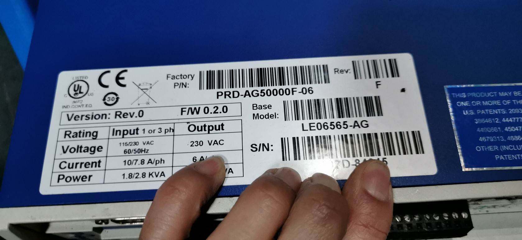 *LE06565 PRD-AG50000E-06/AG50000F-06/AG50E00I-06科尔摩根_虎窝淘