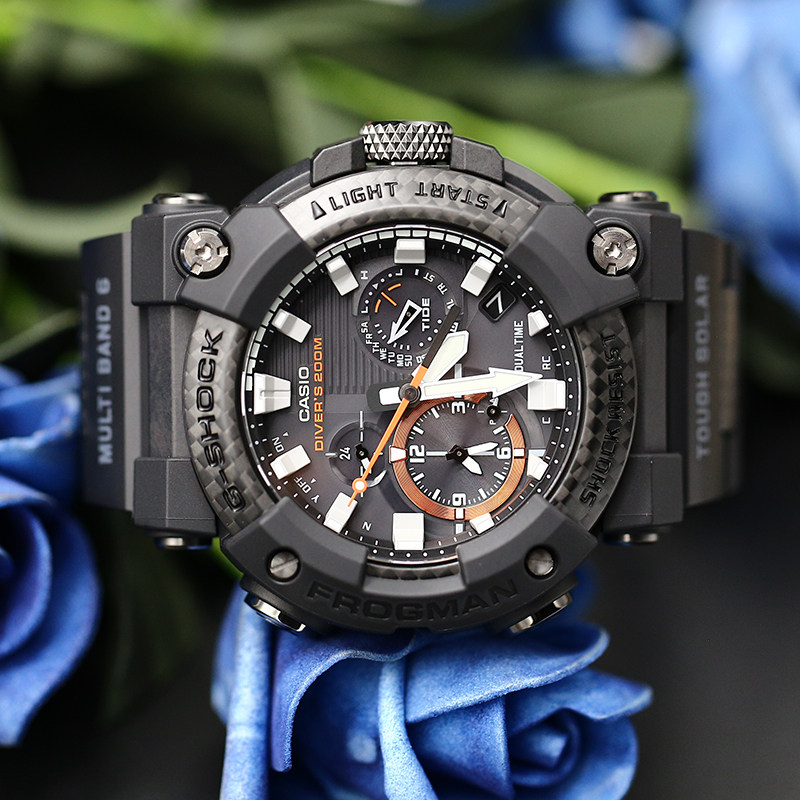 卡西欧手表G-SHOCK蛙人光能电波男腕表 GWF-A1000XC-1A/C/1A4/1A2_虎窝淘