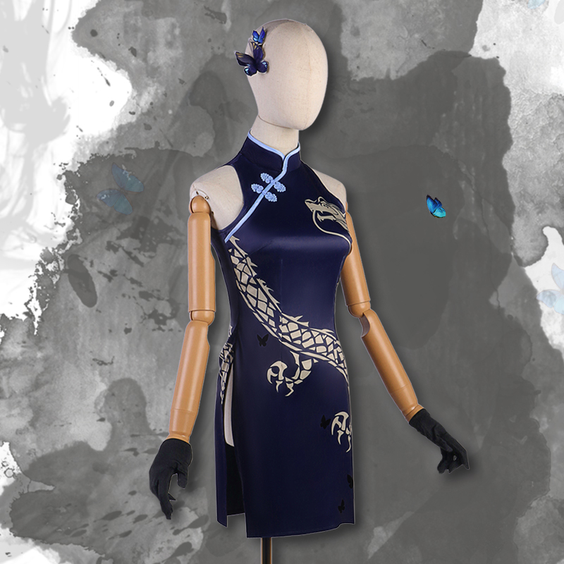 印之漫cos游戏碧蓝档案妃咲cosplay服装女国风旗袍萝莉汉元素预售 虎窝淘